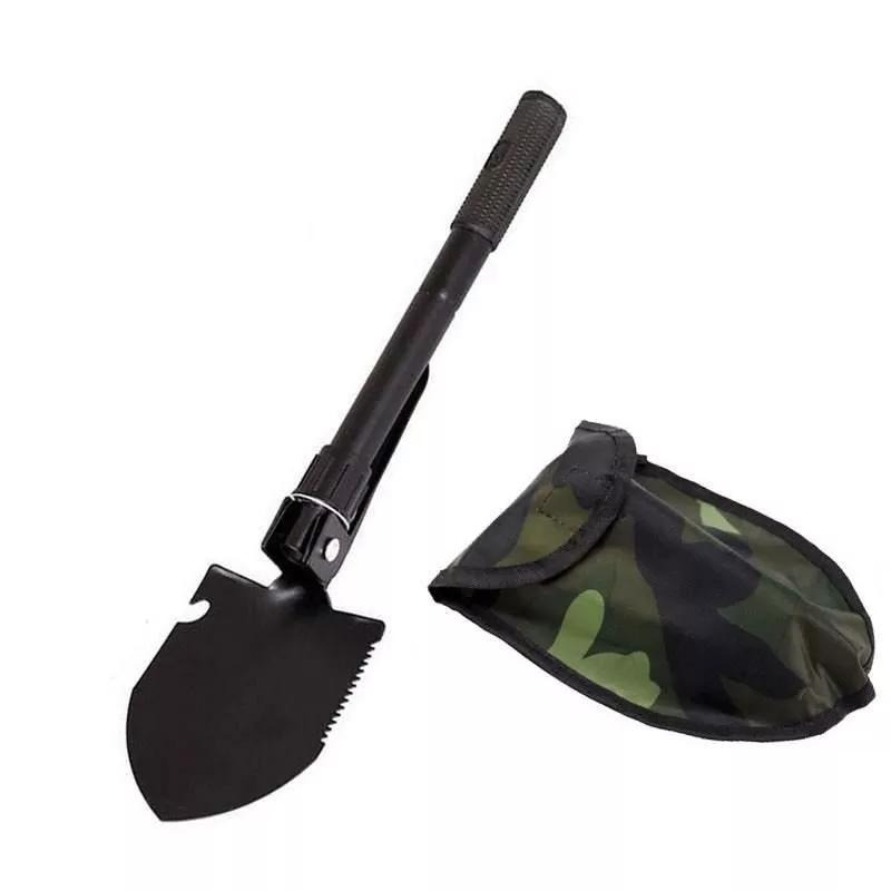 Compact Multipurpose Military-Grade Folding Shovel & Pickaxe for ...